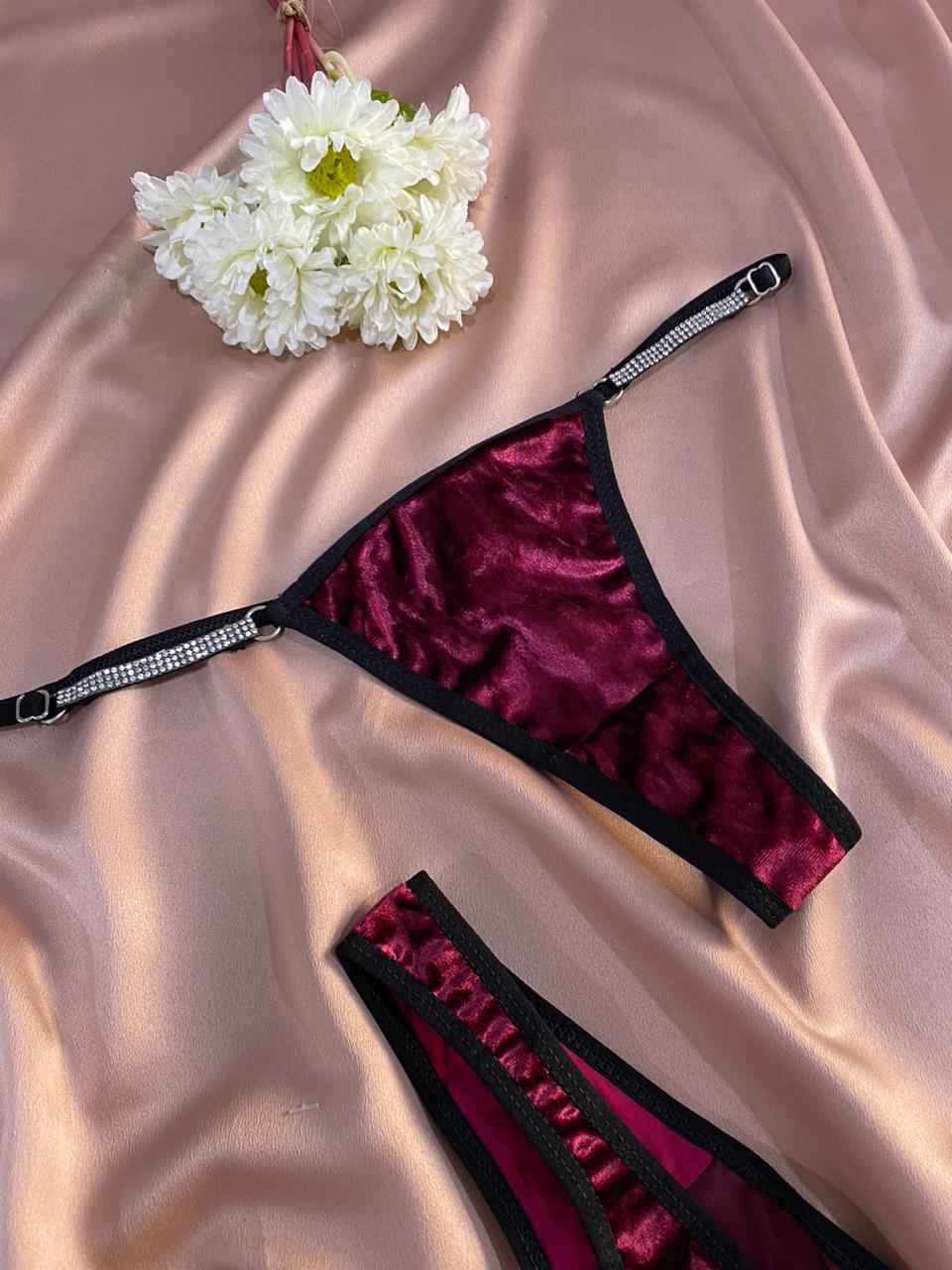 Rania Lingerie | string velours